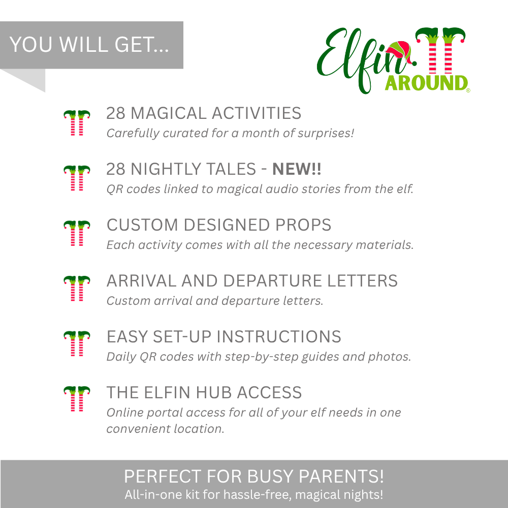 2025 Elf Activity Kit – Elfin Around